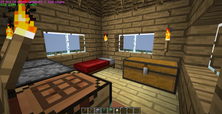 Small Starter House Minecraft Map