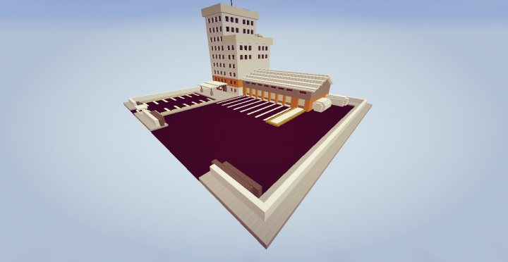 Commercial Warehouse + Office Building Minecraft Map