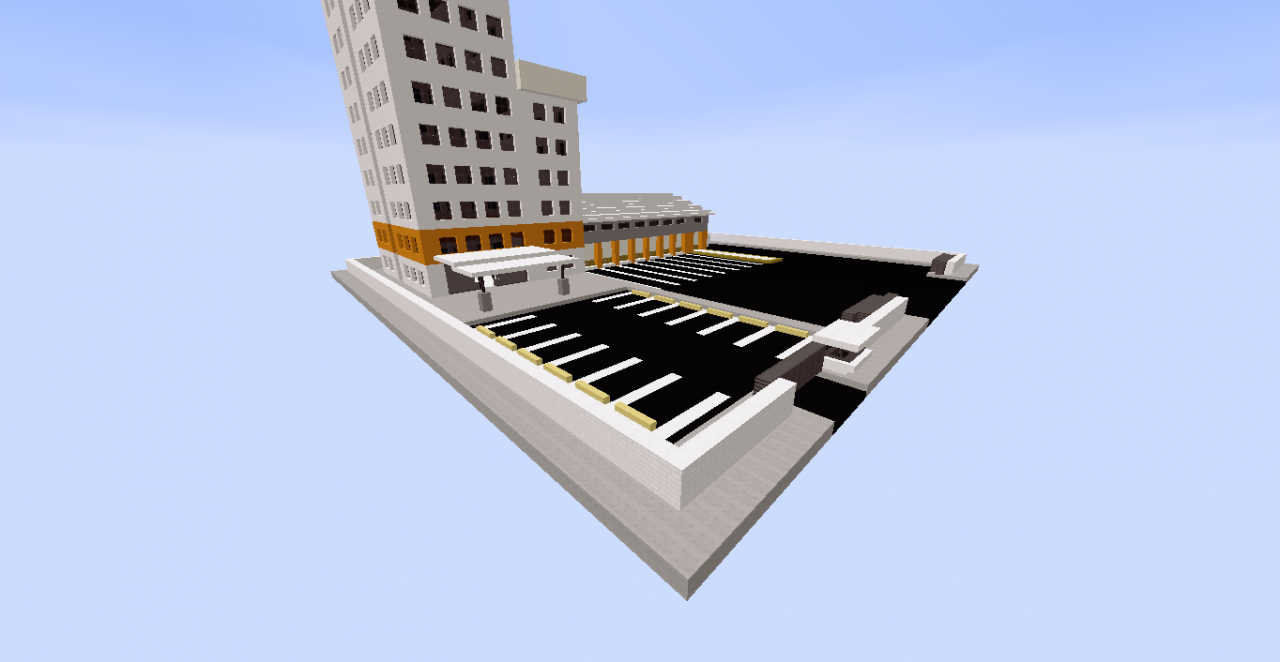 Commercial Warehouse + Office Building Minecraft Map
