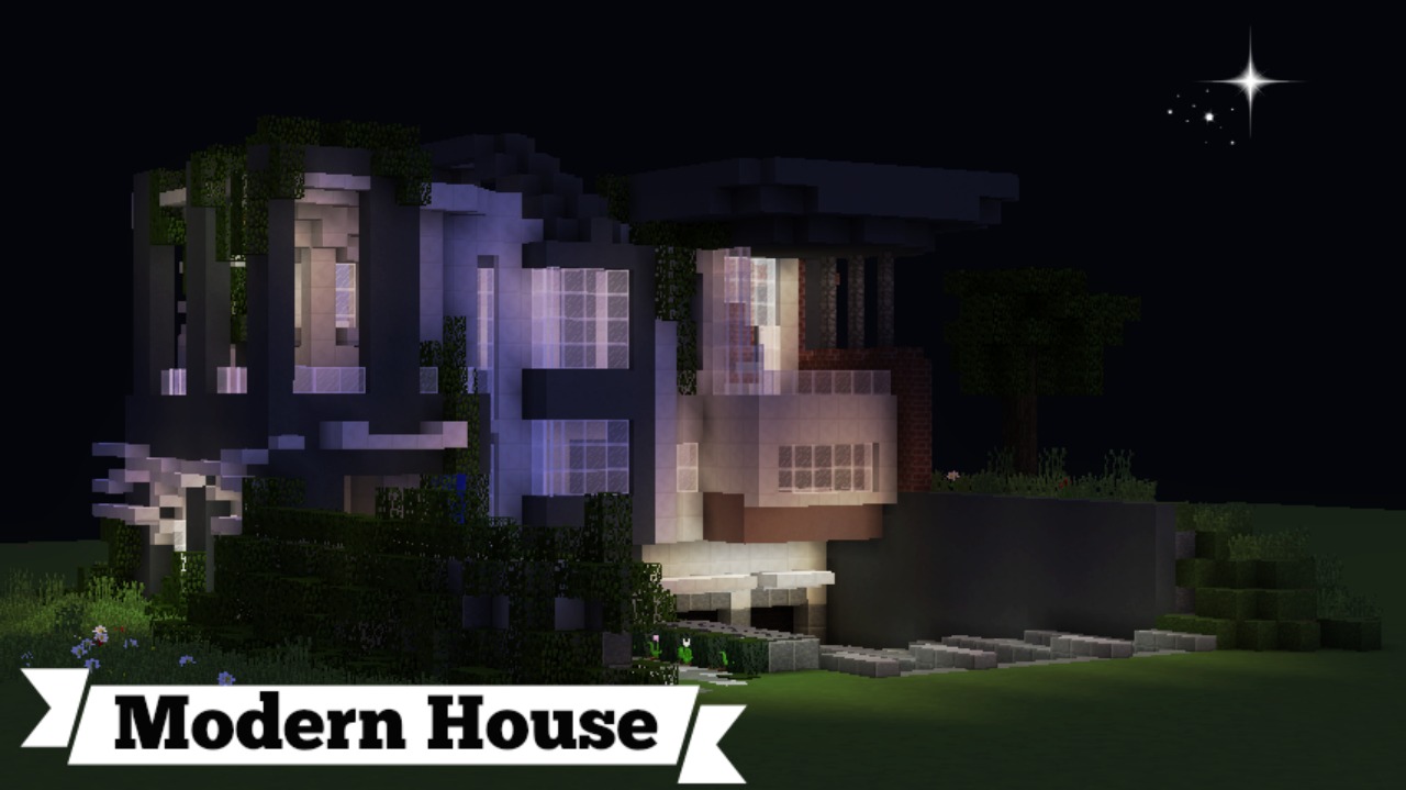 Modern Theme House Minecraft Map