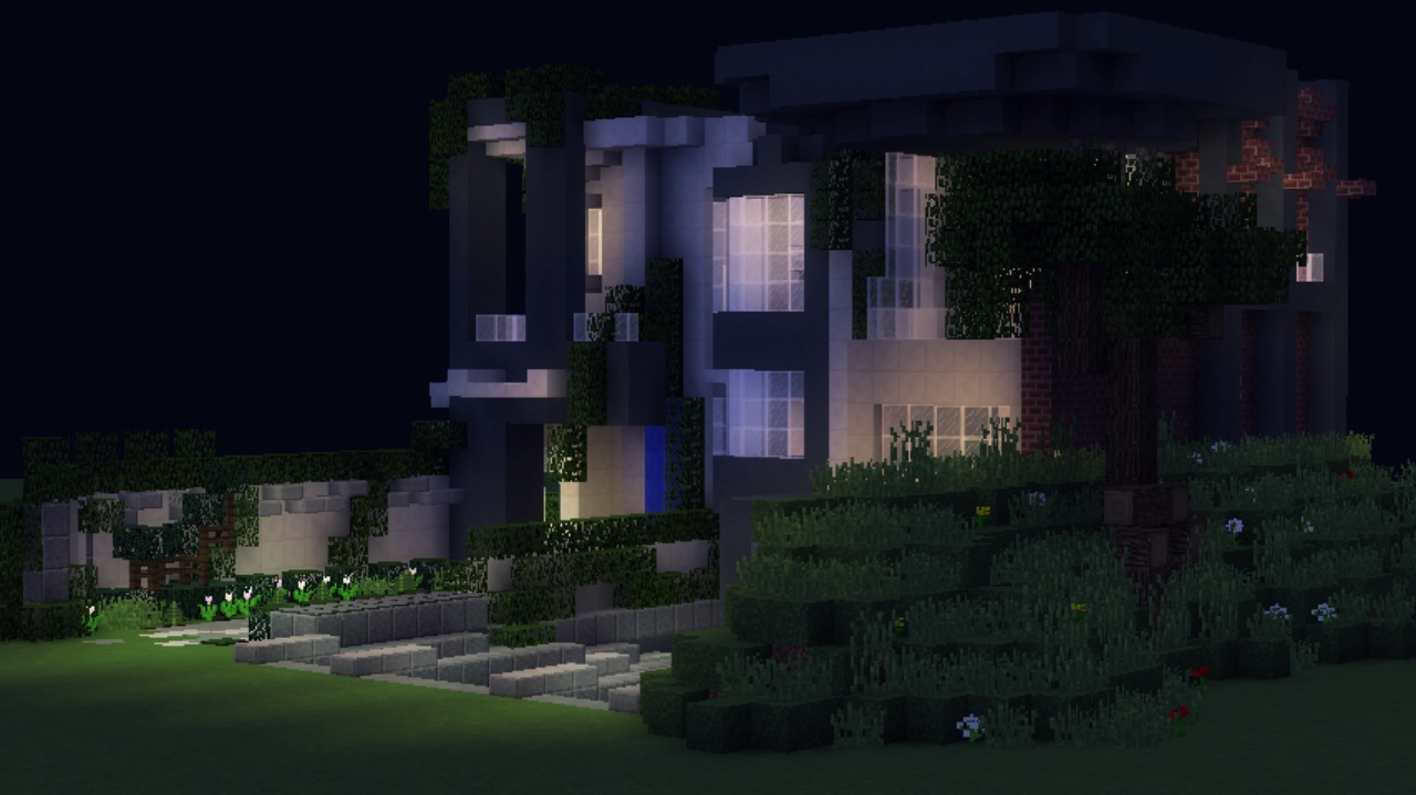 Modern Theme House Minecraft Map