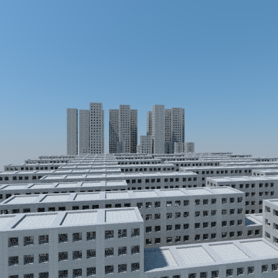 Simple High Density Living Minecraft Map