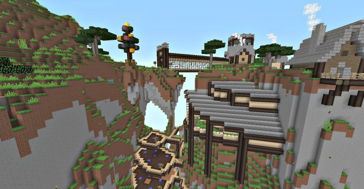 Red Grass Minecraft Map