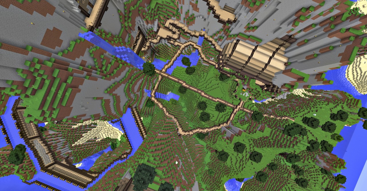 Red Grass Minecraft Map
