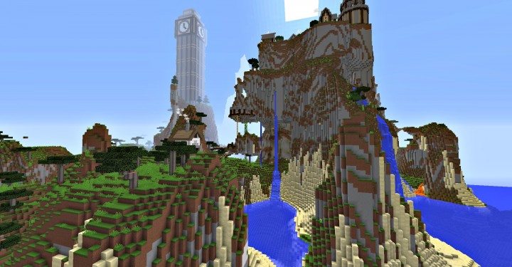 Red Grass Minecraft Map