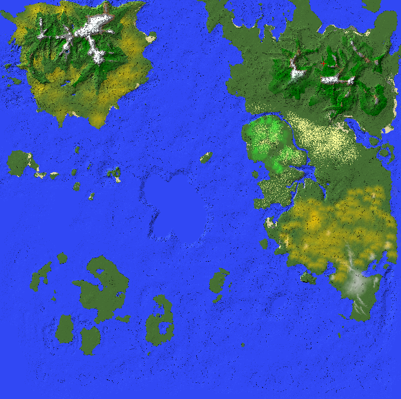 Nations Map Minecraft Map