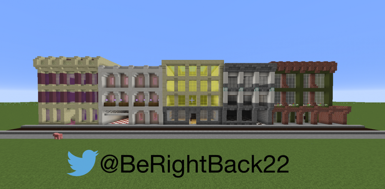Cute Shops | Map Download | BeRightBack Minecraft Map