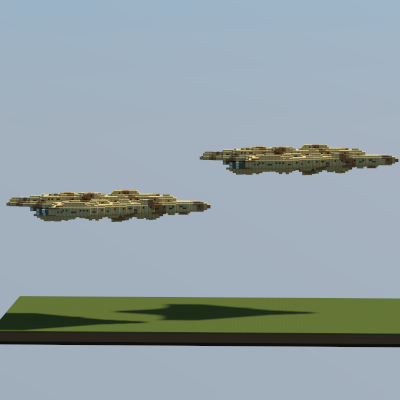 MC80 Star Cruiser (Mon Calamari Cruiser) Minecraft Map