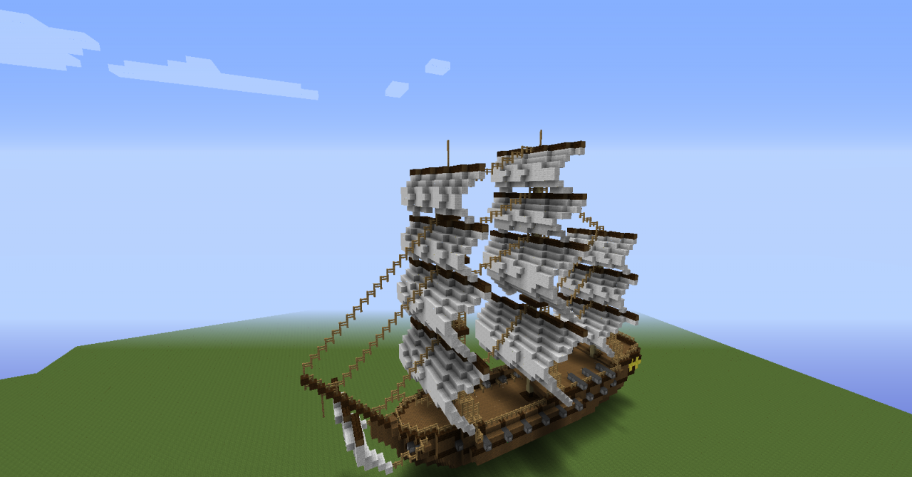 19th Century British Frigate Minecraft Map