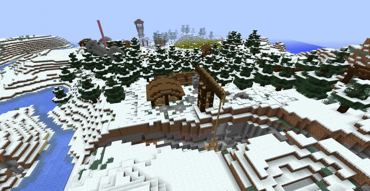 Snow village Minecraft Map