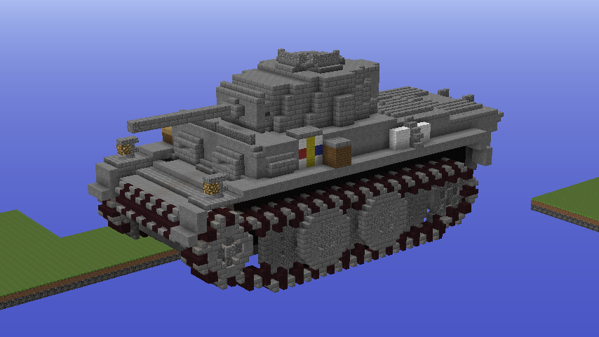 MK-1 light tank(original battle tank) Minecraft Map