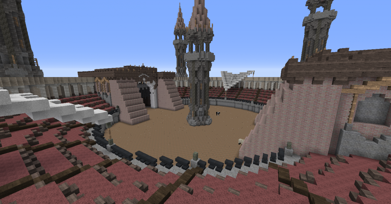 1v1 Gladiator Arena Minecraft Map