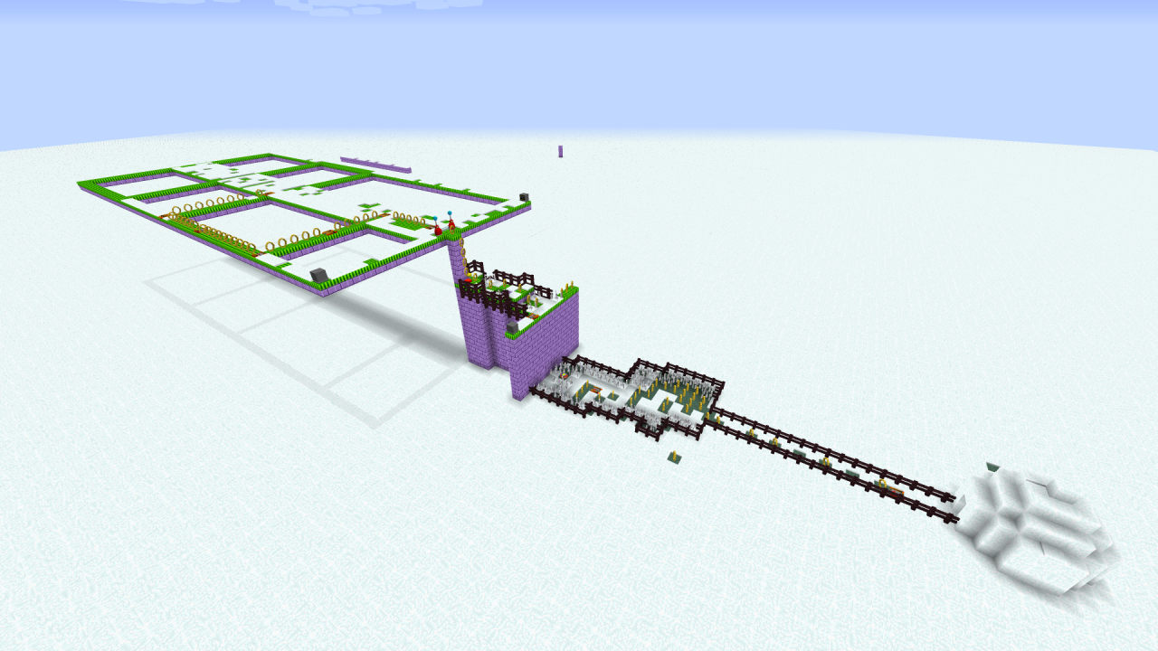 Sonic The Hedgehog mod Level Minecraft Map