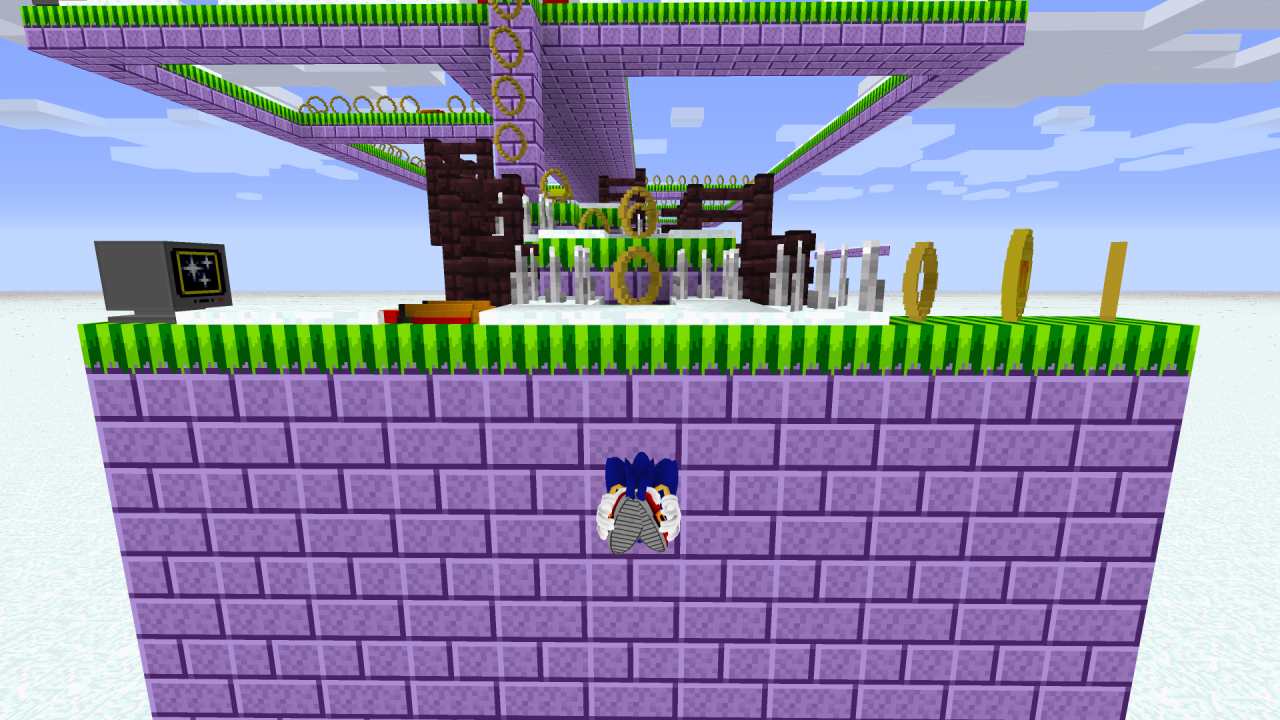Sonic The Hedgehog mod Level Minecraft Map