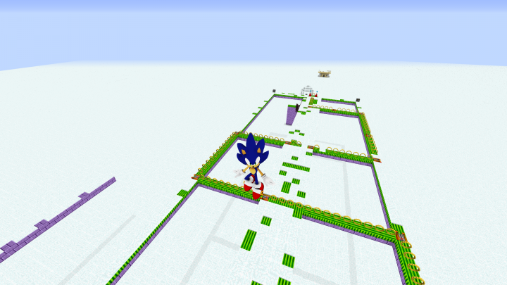 Sonic The Hedgehog mod Level Minecraft Project