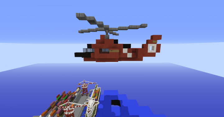 Coast Guard Helicopter Minecraft Project