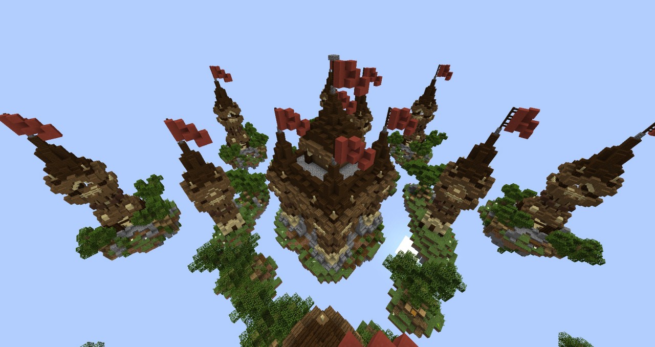 Skywars map - Castle Minecraft Map