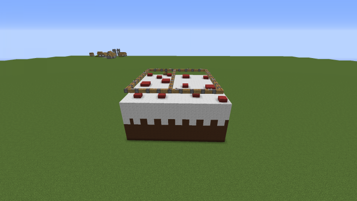 Burning cake Minecraft Map