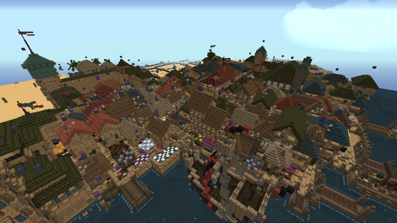 Bae Sever, Medium sized port city Minecraft Map