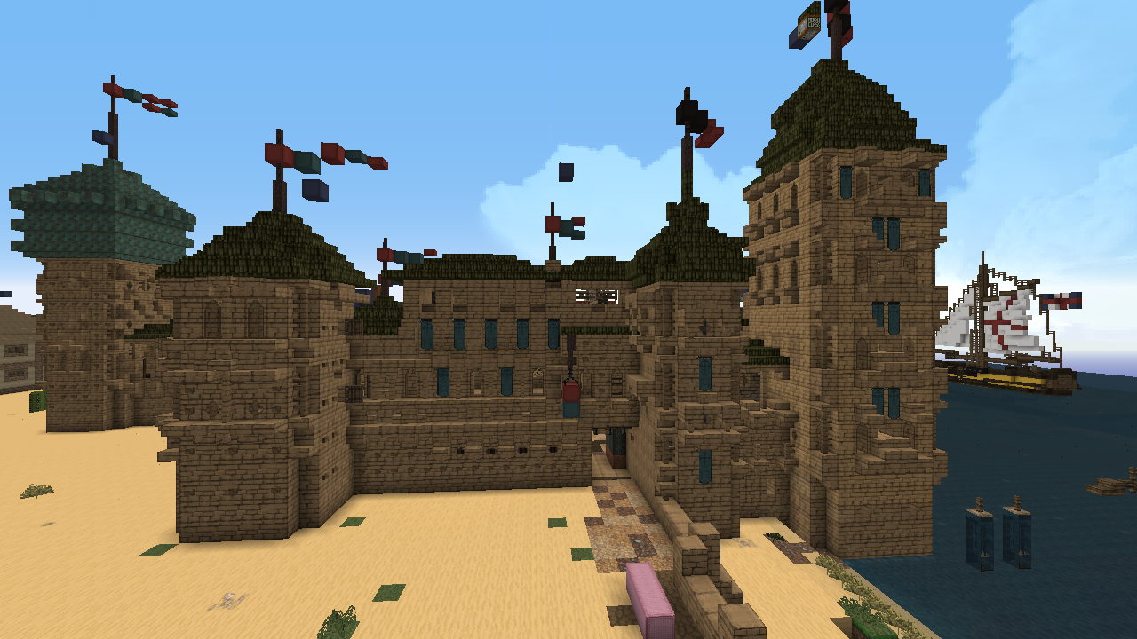 Bae Sever, Medium sized port city Minecraft Map