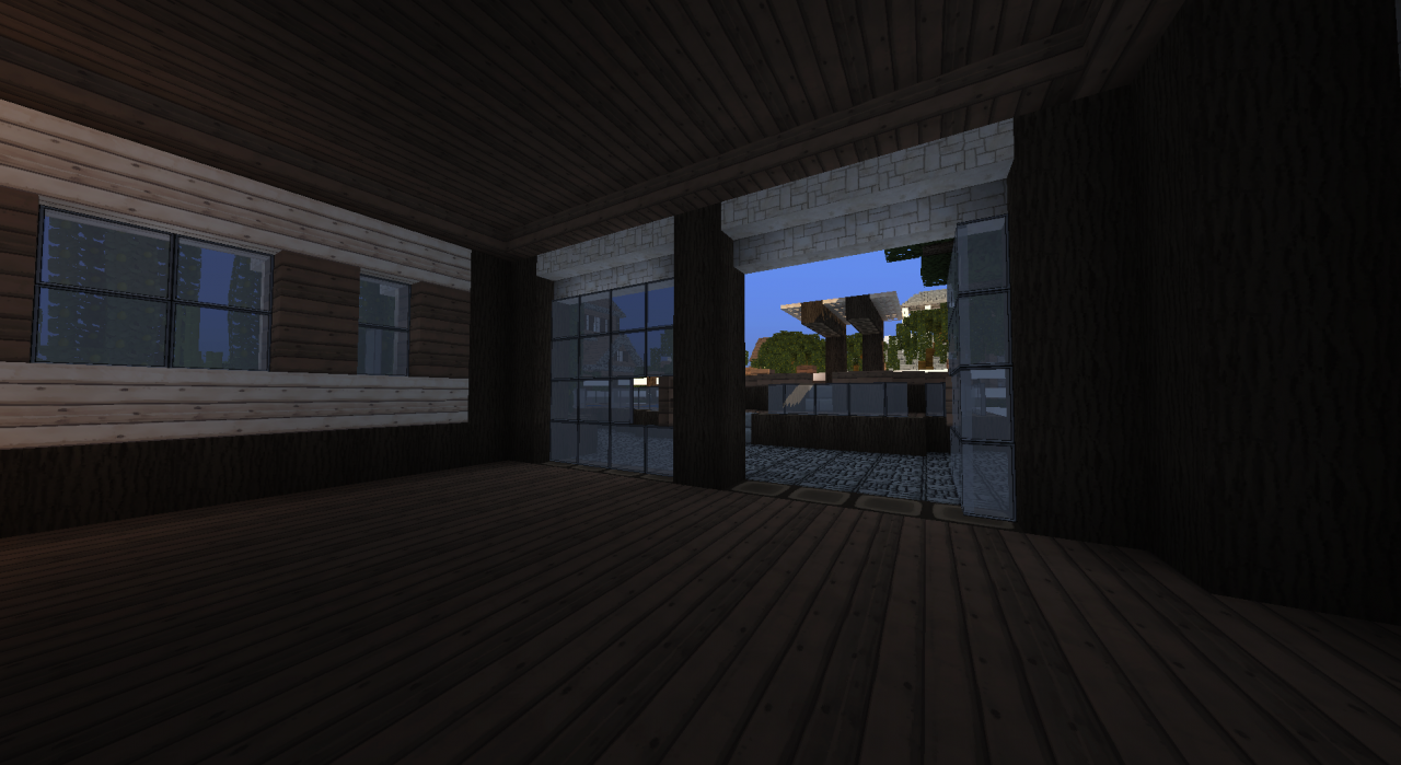 Symmetrical Town Houses Minecraft Map