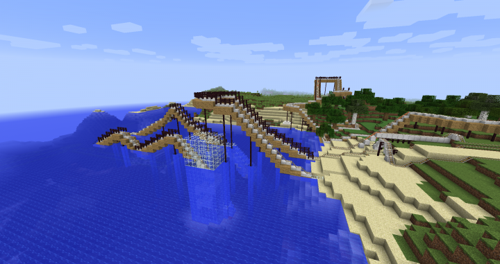 Rollercoaster: Nether beast Minecraft Map