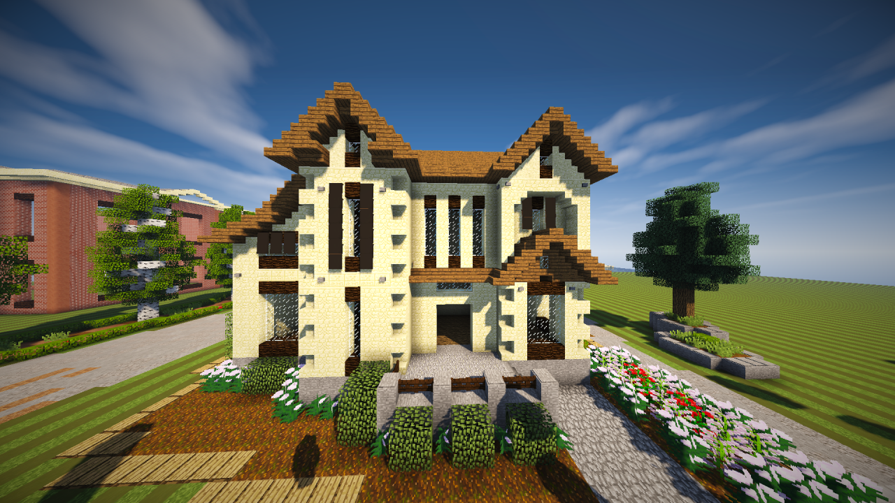 Semi-English house Minecraft Map