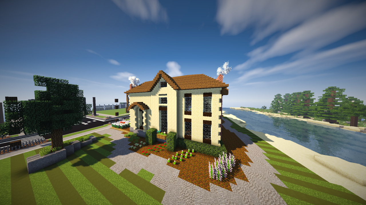 Semi-English house Minecraft Map