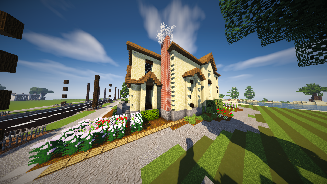 Semi-English house Minecraft Map