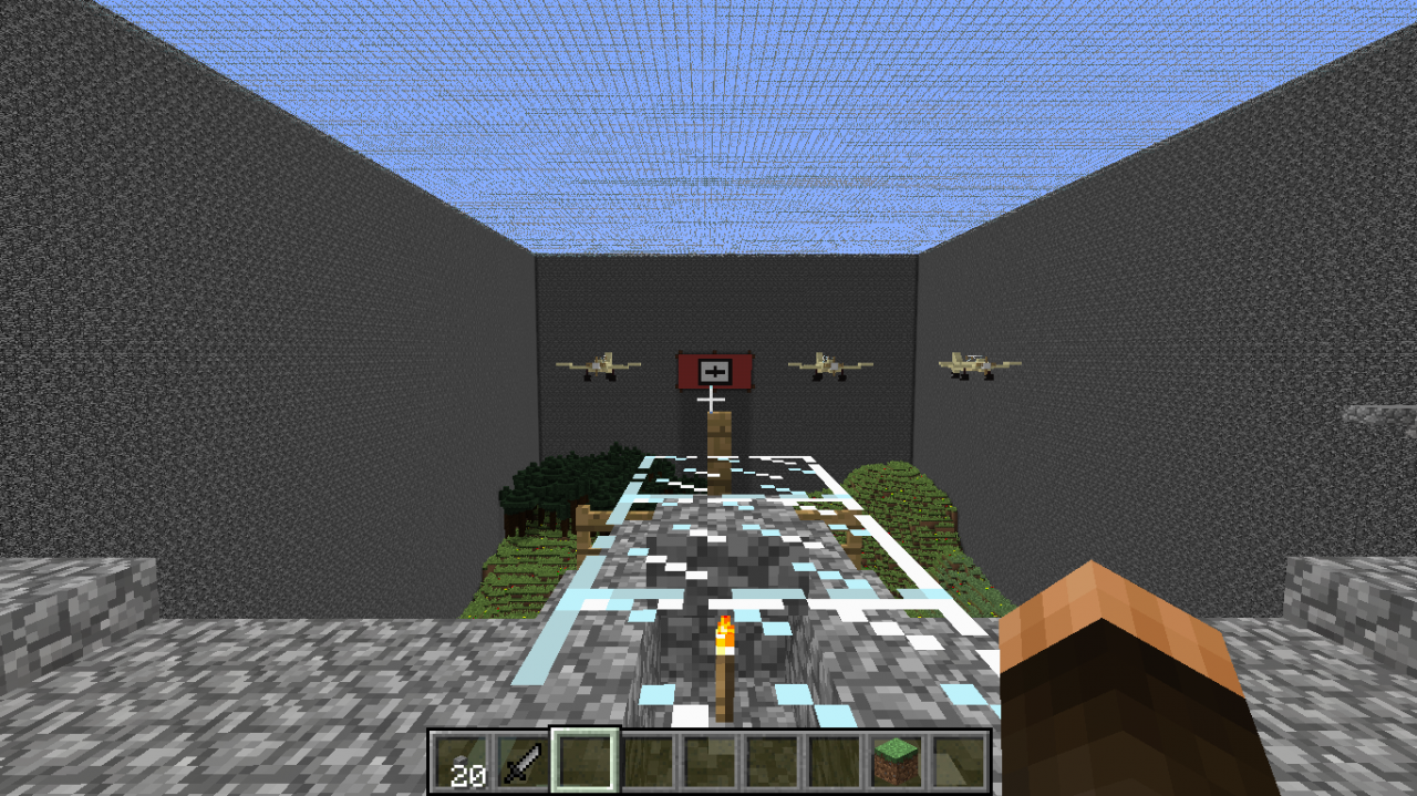 Big WW2 BattleField Map Minecraft Map