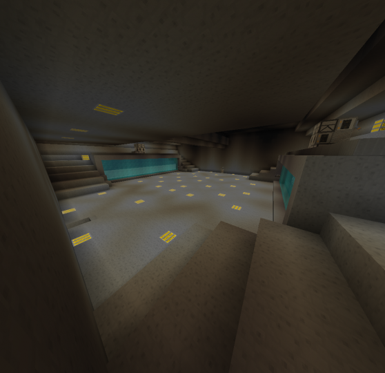 Futuristic spaceship Minecraft Map