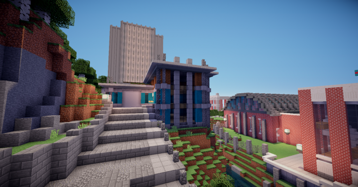 Eurekan Modern Home "Federal" Minecraft Map