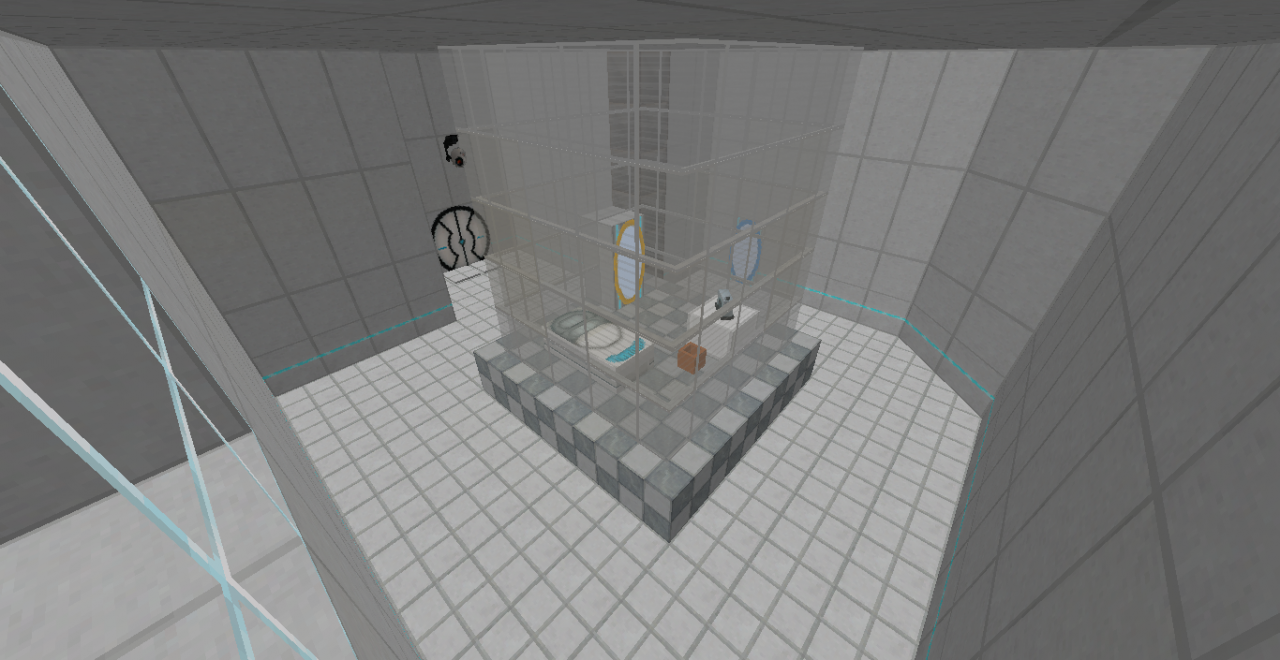 portal tests Minecraft Map