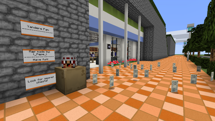 Yandere High School Fan Map Minecraft Map