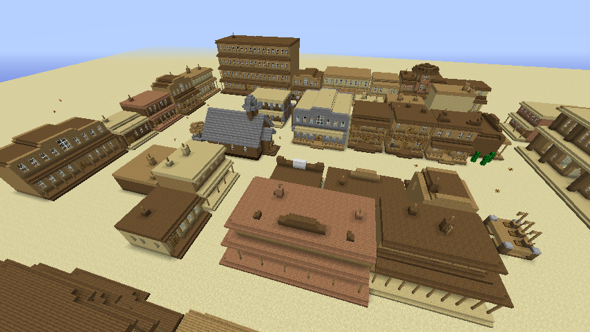 Western Town {Made By Opackiee} ANY MINECRAFT VERISON Minecraft Map