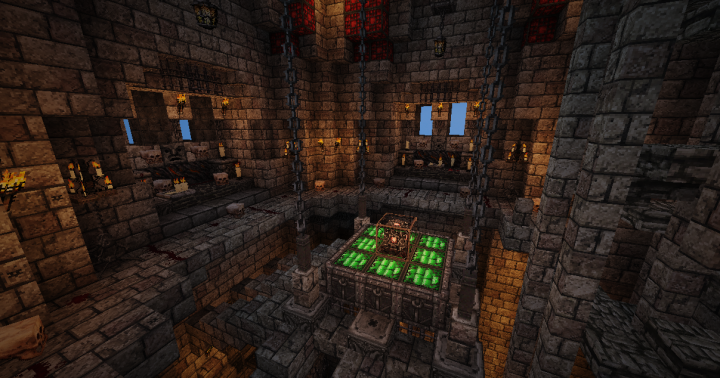 Necromancer's Tower (Full interior) Minecraft Map