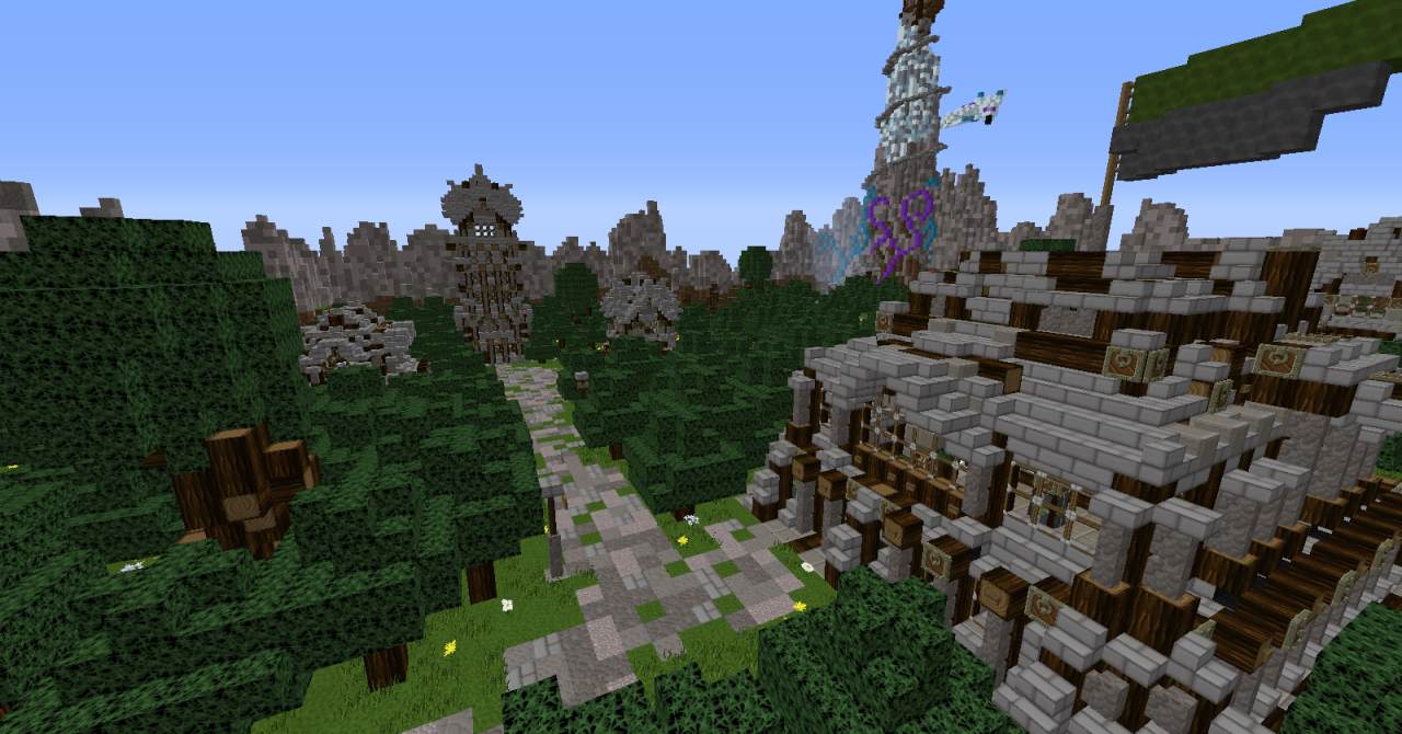 Civitatem Nix (City of Snow) Minecraft Map