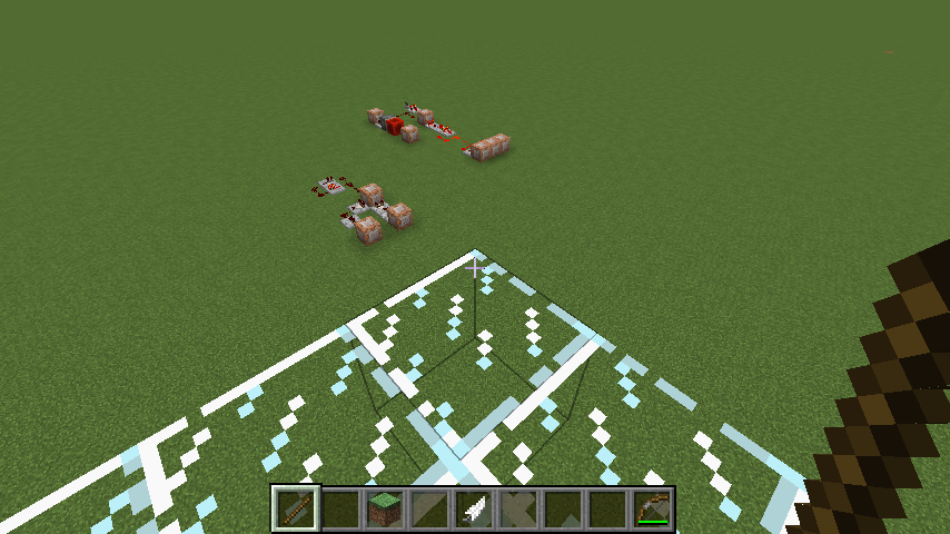 Moving glass platform / TNT arrows Minecraft Map