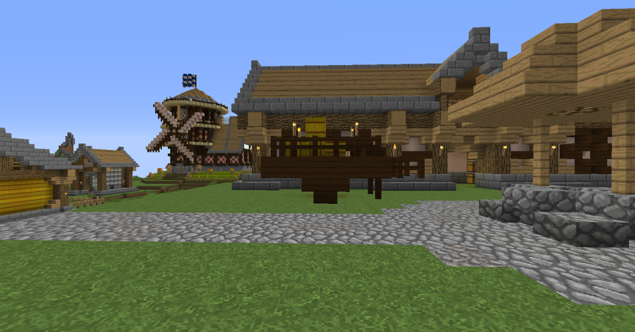 medieval farm Minecraft Map