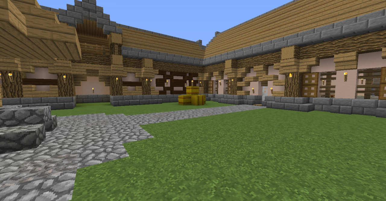 medieval farm Minecraft Map