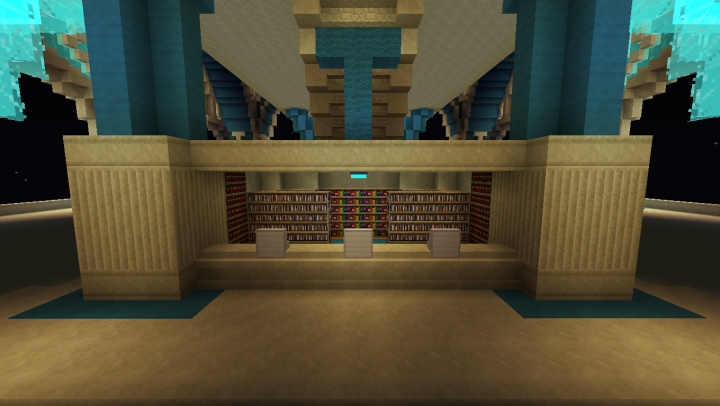 Elevated railway station Minecraft Map