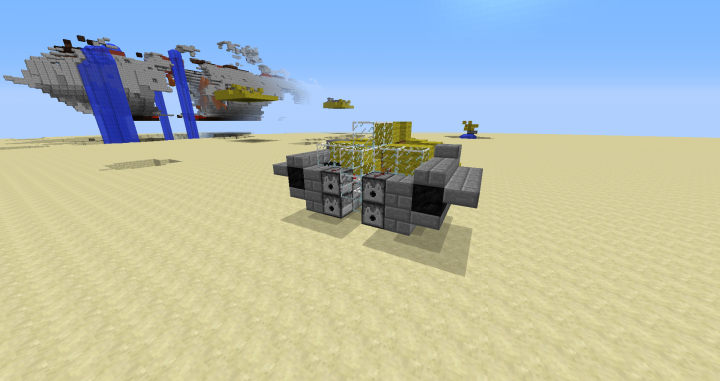 Movecraft Gunship Minecraft Map