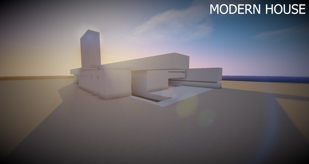 Modern House Minecraft Map
