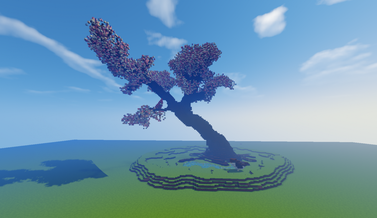 Great Sakura Tree Minecraft Map
