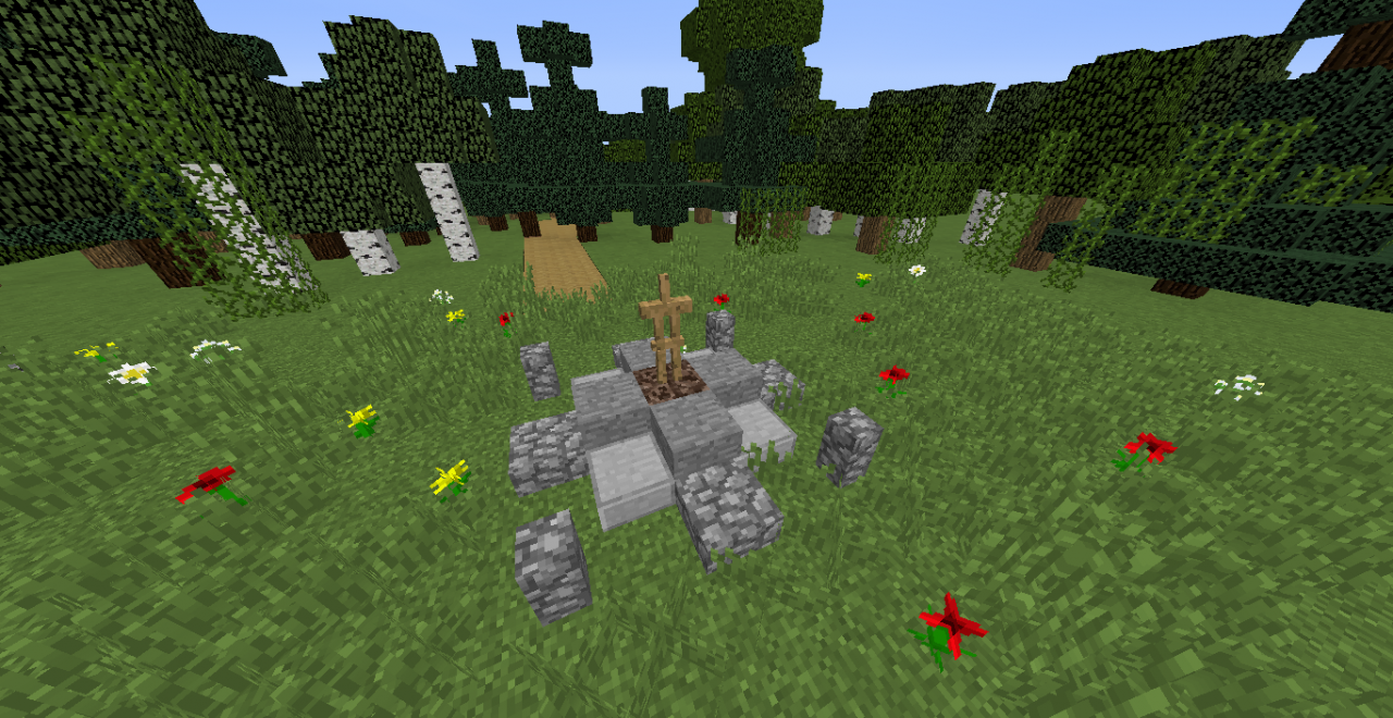 Stone golem boss fight in two commands Minecraft Map