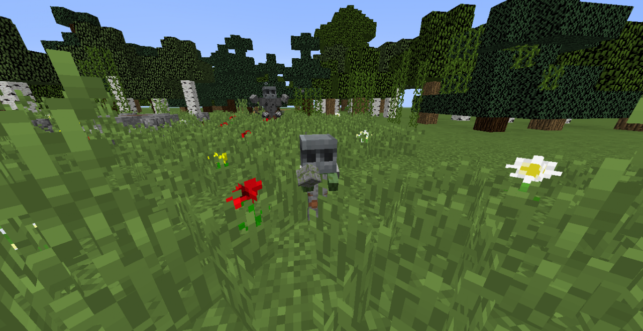 Stone golem boss fight in two commands Minecraft Map