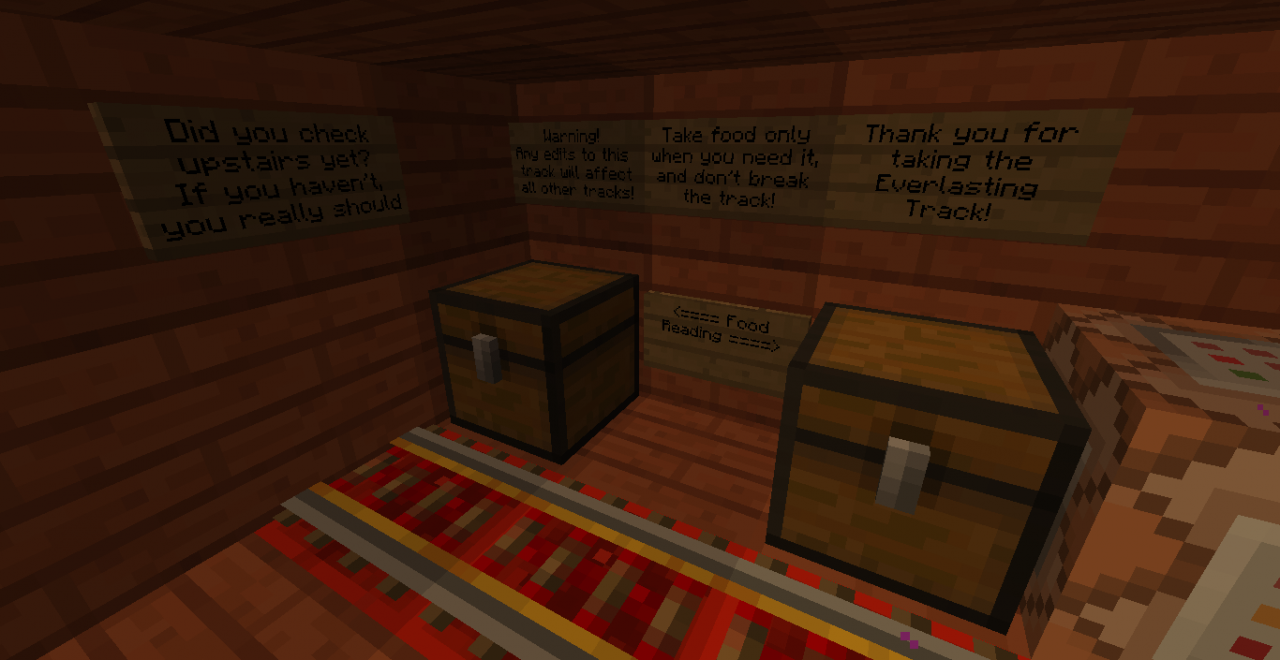 The Infinite Loop of Track Minecraft Map