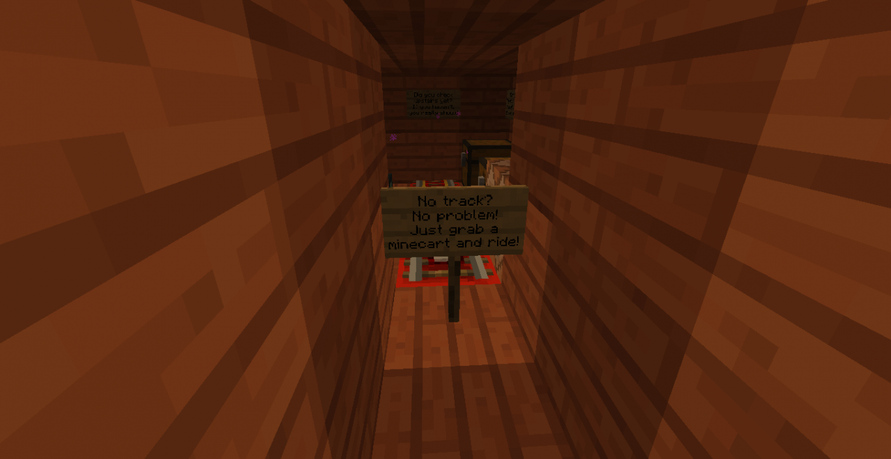 The Infinite Loop of Track Minecraft Map