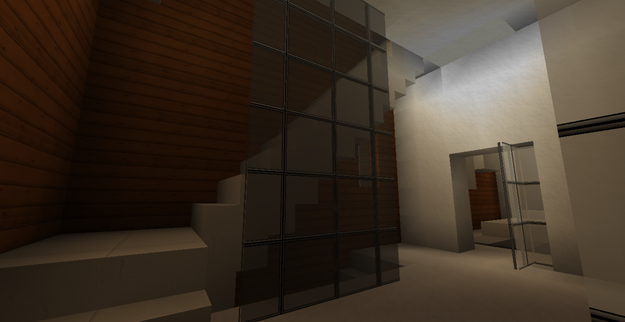 Modern orange house | Alaska Minecraft Map