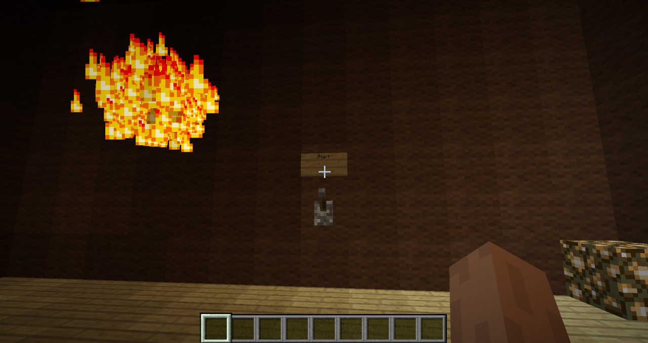 Burning GamingWithJen Map For PopularMMOs Minecraft Map